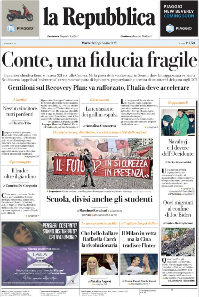 Prime pagine dei quotidiani nazionali di oggi | Giornali.it